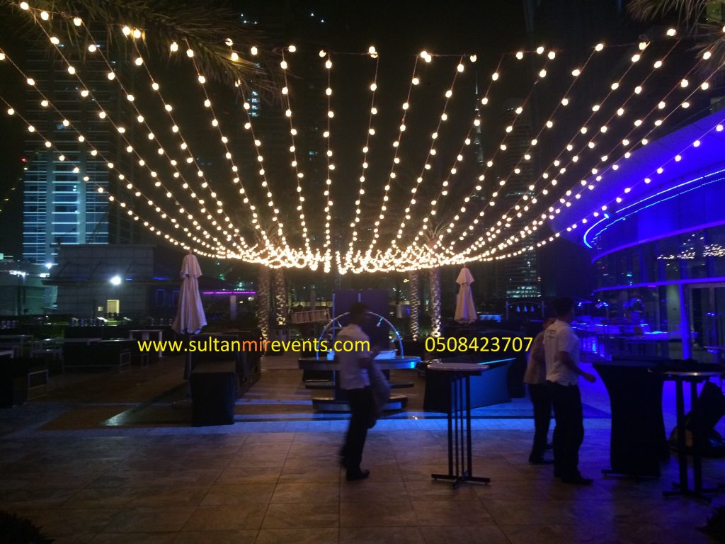 Decoration Rental Lights In Dubai. | Sultan Mir Events